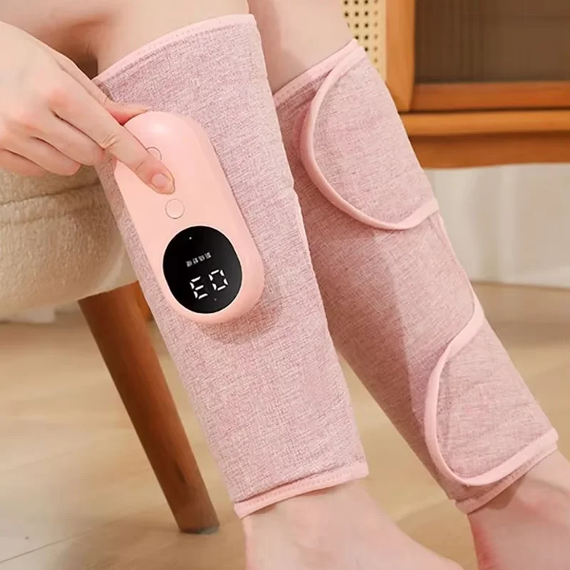 Electric Heated Calf Massager Wireless Air Pressure Leg Massager Hot ...