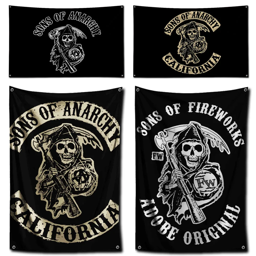 90X150CM-Sons-of-Anarchy-Banner-Flag-Polyester-Printed-living-room-or ...