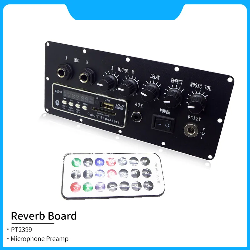 PT2399-Reverb-Board-Karaoke-Microphone-Preamplifier-Multifunction ...