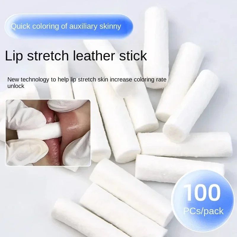 Lip-Tattoo-Skin-Stretching-Cotton-Stick-com-caixa-maquiagem-semi ...