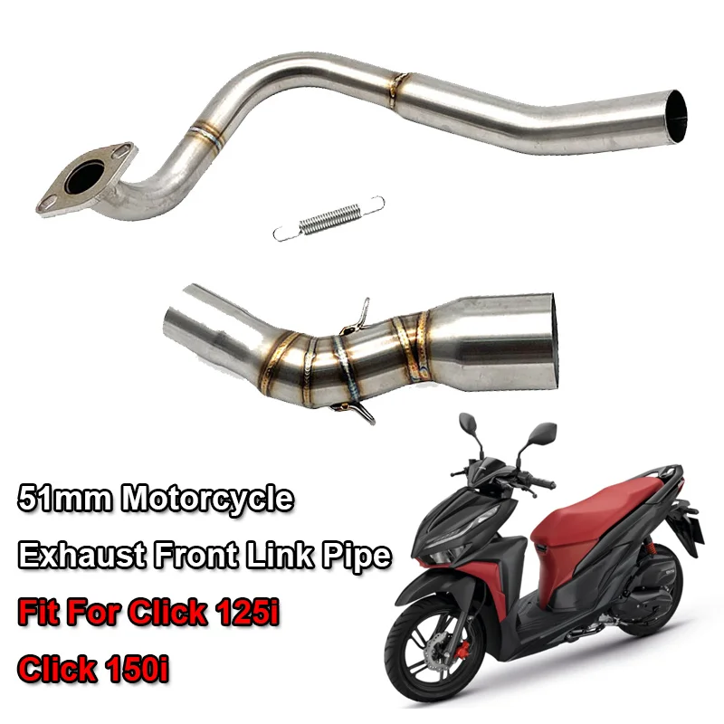 Click-150i-Slip-On-Motorcycle-Exhaust-Escape-Modified-Stainless-Steel ...