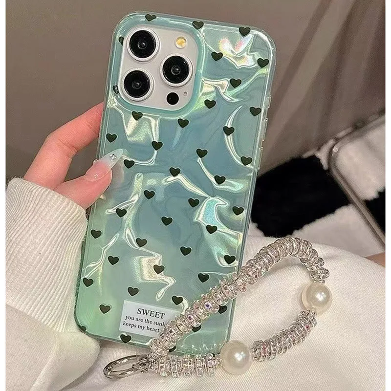 Elegant Pearl Bow Chain Phone Case Cover for Honor X5 Plus (SBW-C361)