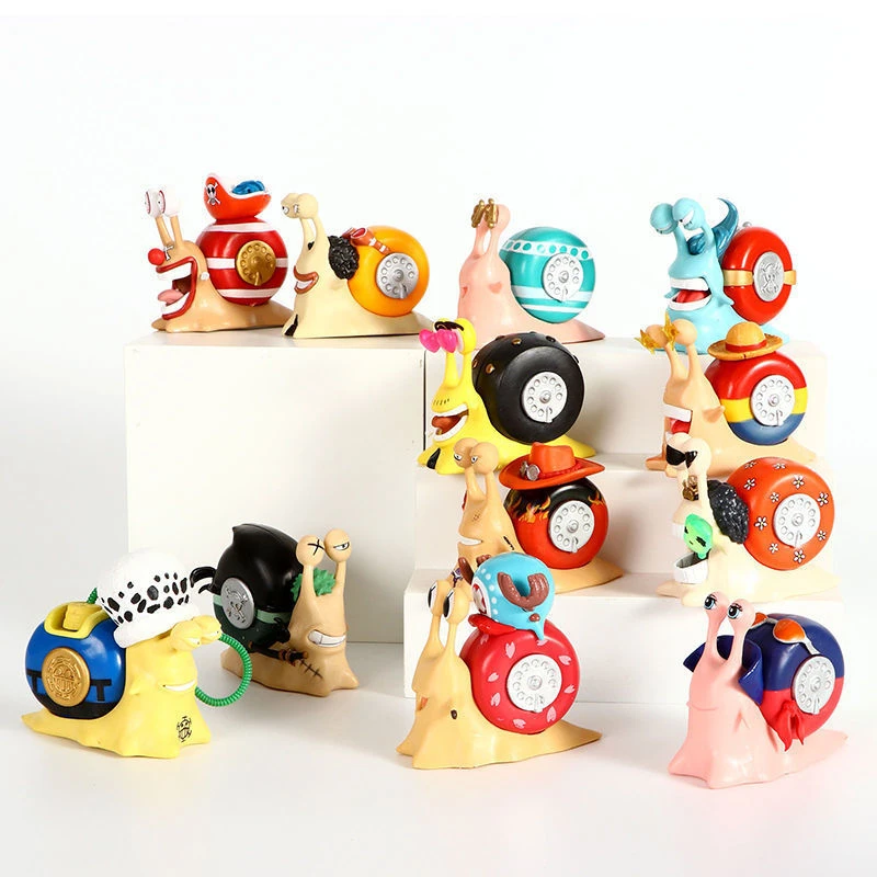 One Piece Luffy Figure Buggy DenDen Mushi Nami Robin Zoro Telephone ...