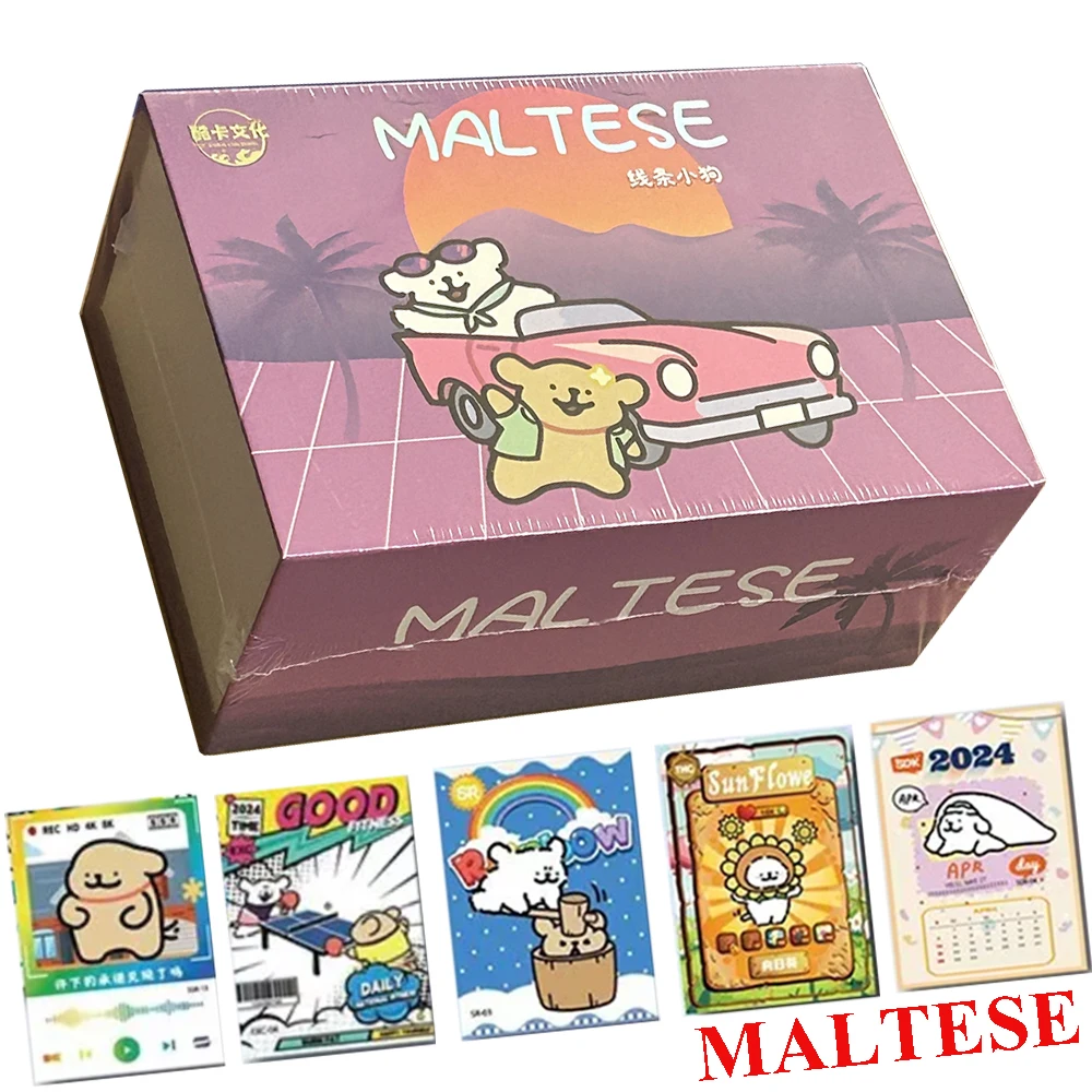 New-Maltese-Card-Colorful-Summer-Ocean-Adventure-Series-Cards-Cartoon ...