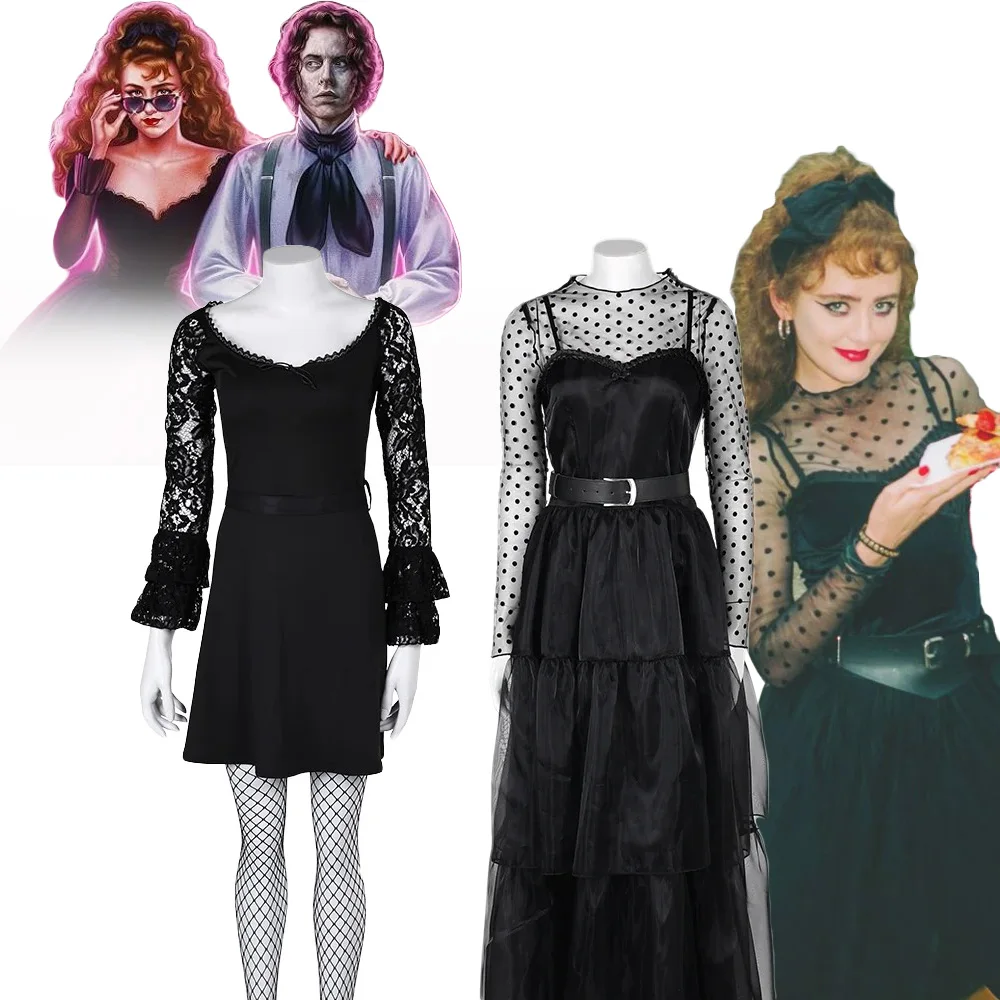 Black-Dress-Movie-Lisa-Frankenstein-Cosplay-Costume-Women-Female-Adult ...