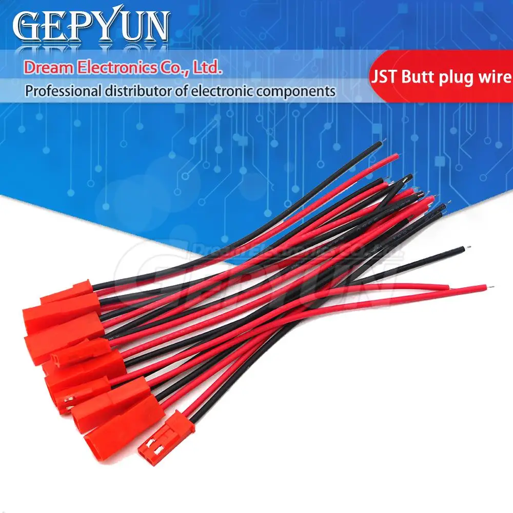 5Pair Led Light Connector JST 2PIN Plug Male and Female 10/20/30 cm 20 ...