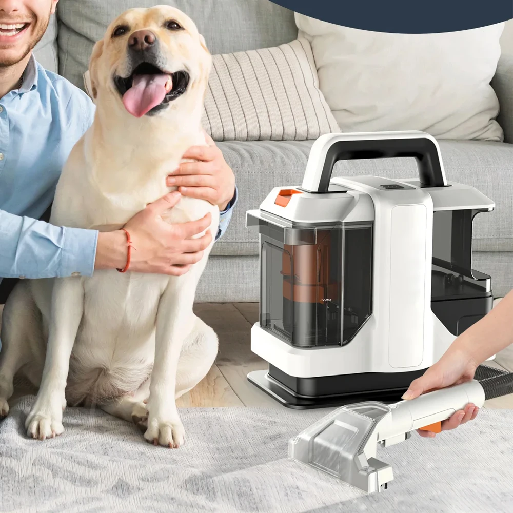 GOOVI-Spot-Cleaner-750-450W-11-15KPa-Handheld-Carpet-Cleaner-for-Sofa ...