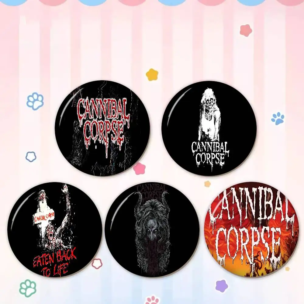 C-Cannibal C-Corpse 58mm Cute Anime Figure Icon Badge Handmade Tinplate ...