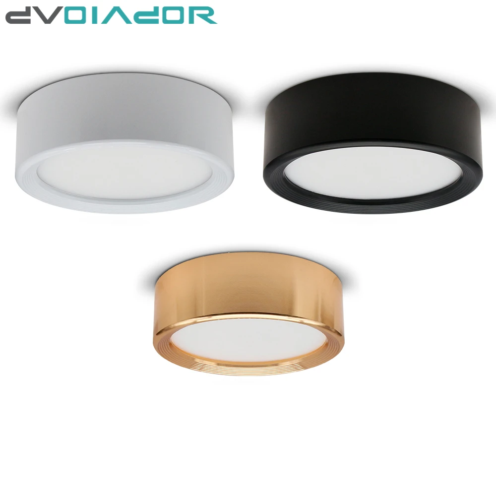 Led Ceiling Light Surface Mounted Black | Small Ceiling Lights Hallway ...