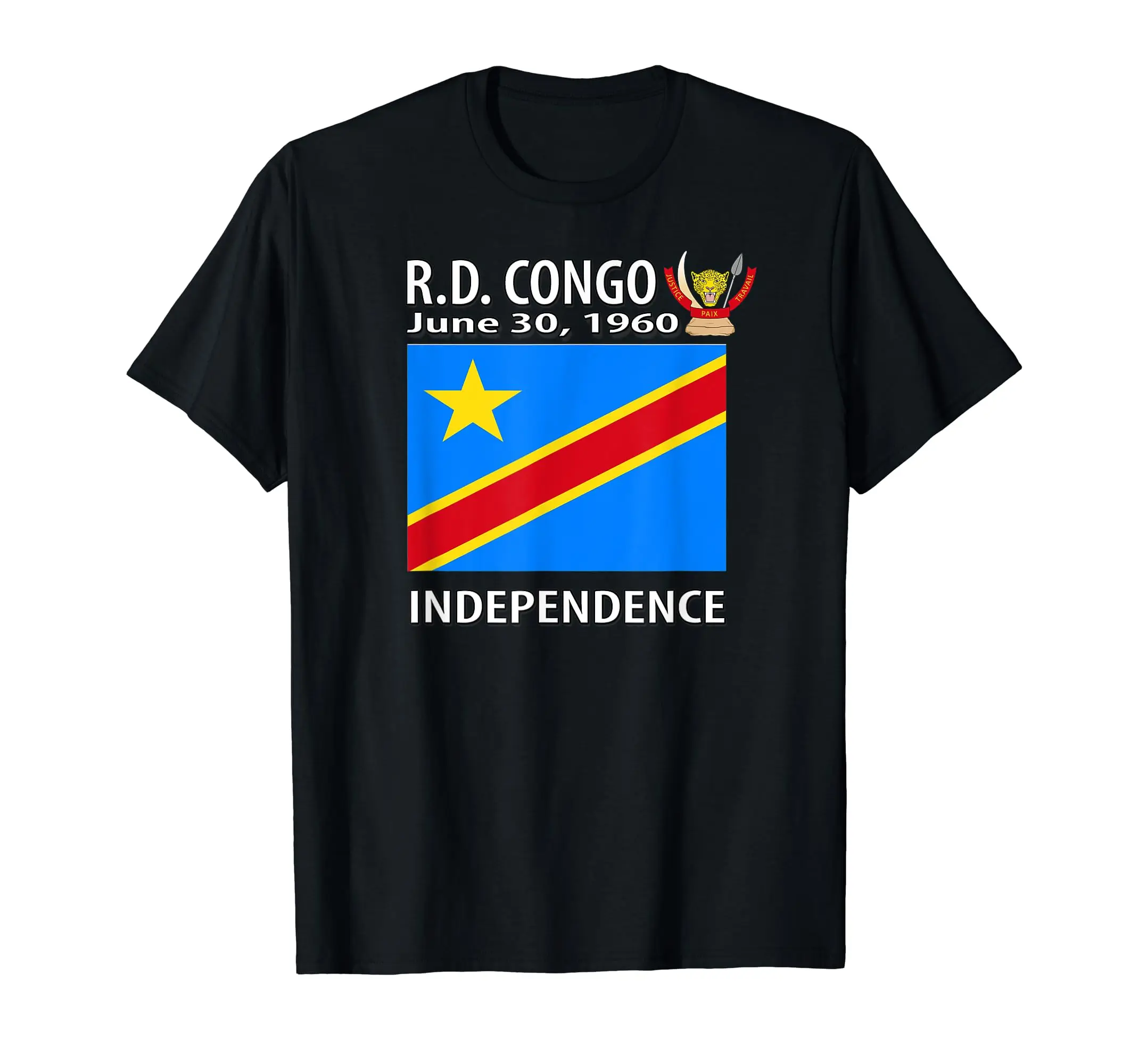 100-Cotton-Republic-of-Congo-Independence-T-Shirt-MEN-WOMEN-UNISEX-T ...