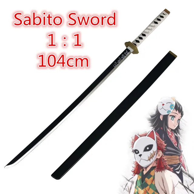 104cm Weapon Demon Slayer Sword Kimetsu no Yaiba Kanroji Mitsuri Sowrd ...
