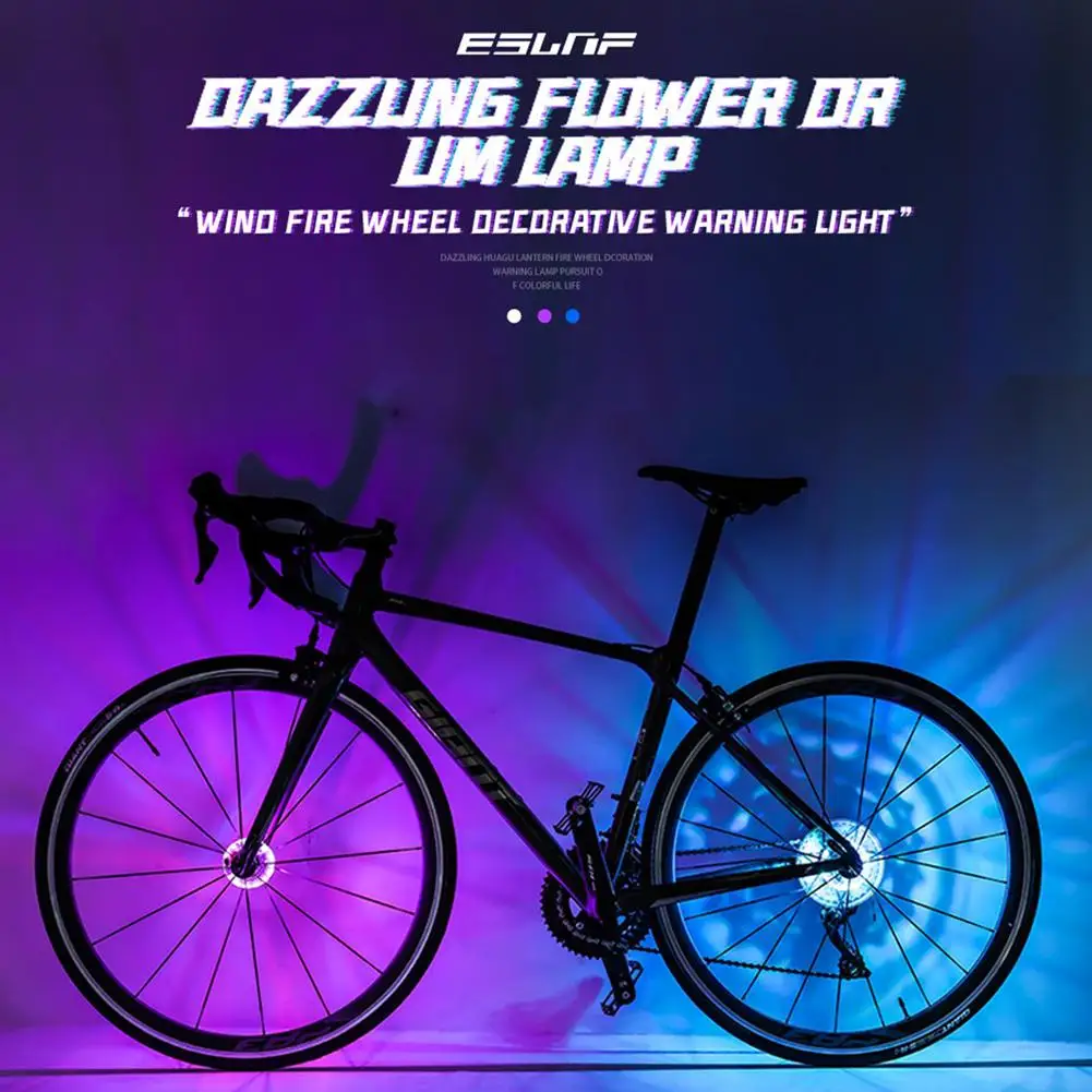 Bicycle-Wheel-Lights-Waterproof-Rechargeable-Smart-Light-Sense-Colorful ...