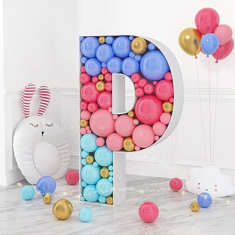 73cm-Letters-Mosaic-Balloon-Frame-5-colors-Balloons-Foam-Board-A-to-Z ...
