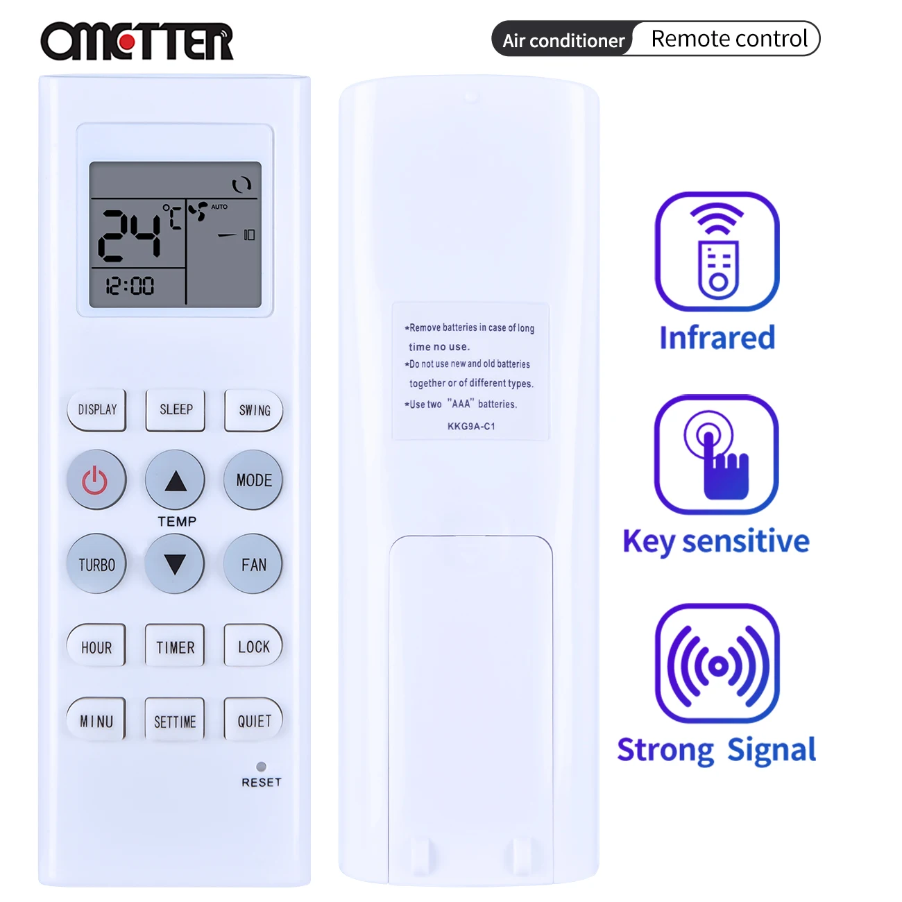 New-AC-Remote-Control-KKG9A-C1-For-Mirage-Agratto-Ventisol-Changhong ...