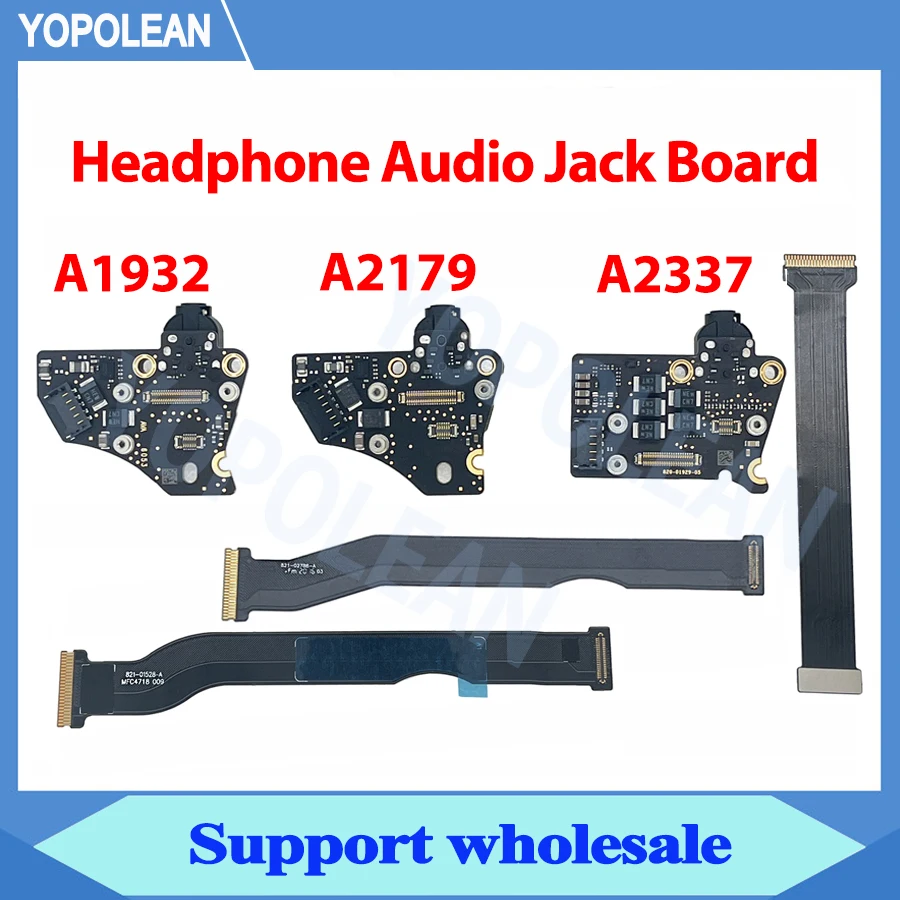 Laptop A1932 A2179 A2337 Headphone Audio Jack Board 820-01124-A 820 ...