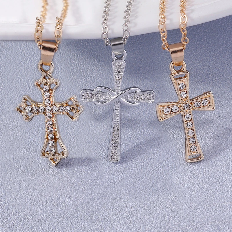 Religious Crystals Jewelry | Crucifixes Women Necklace | Necklaces ...