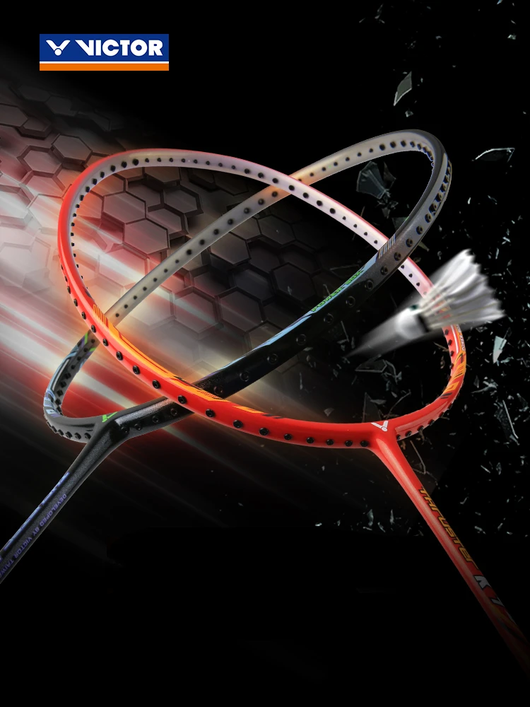 Badminton-racket-TK7-victor-pro-rackets-full-carbon-high-tension-super ...