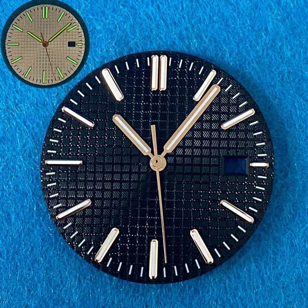 31-8mm-Watch-Dial-Hands-Green-Luminous-Watch-Faces-Replacement ...