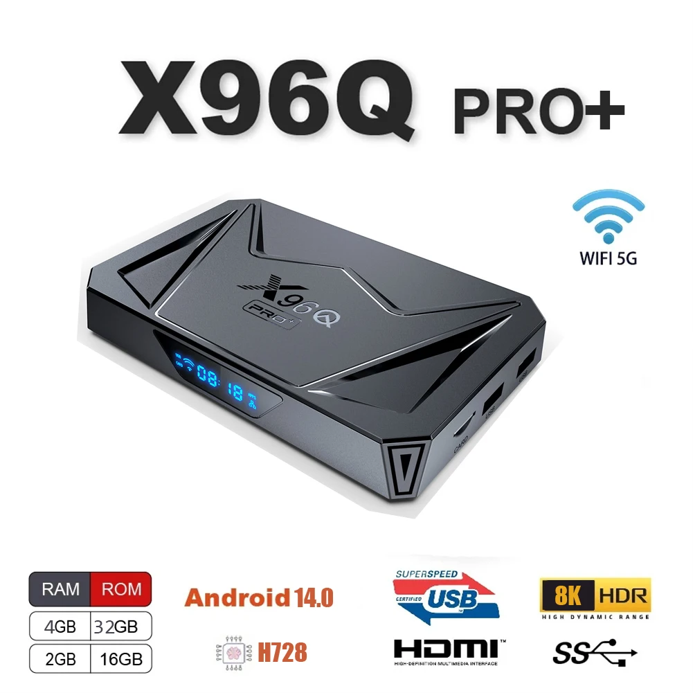 X96Q-PRO-TV-Box-Compatible-For-Android-14-3D-Dual-Band-2-4G-5G-WiFi ...