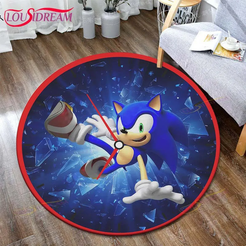 Cartoon-Rugs-Anime-SS-sonic-Round-Carpet-Trending-Soft-Carpets-and-Rugs ...