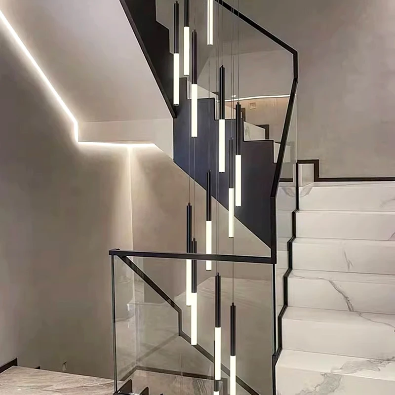 Modern Stair chandelier Pendant lights indoor lighting Ceiling lamp ...