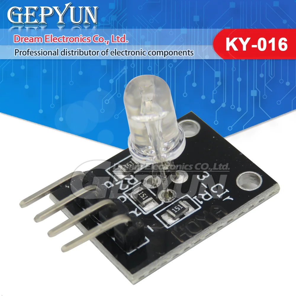 WAVGAT Smart Electronics 4pin RGB Module KY 016 Three Colors 3 Color ...
