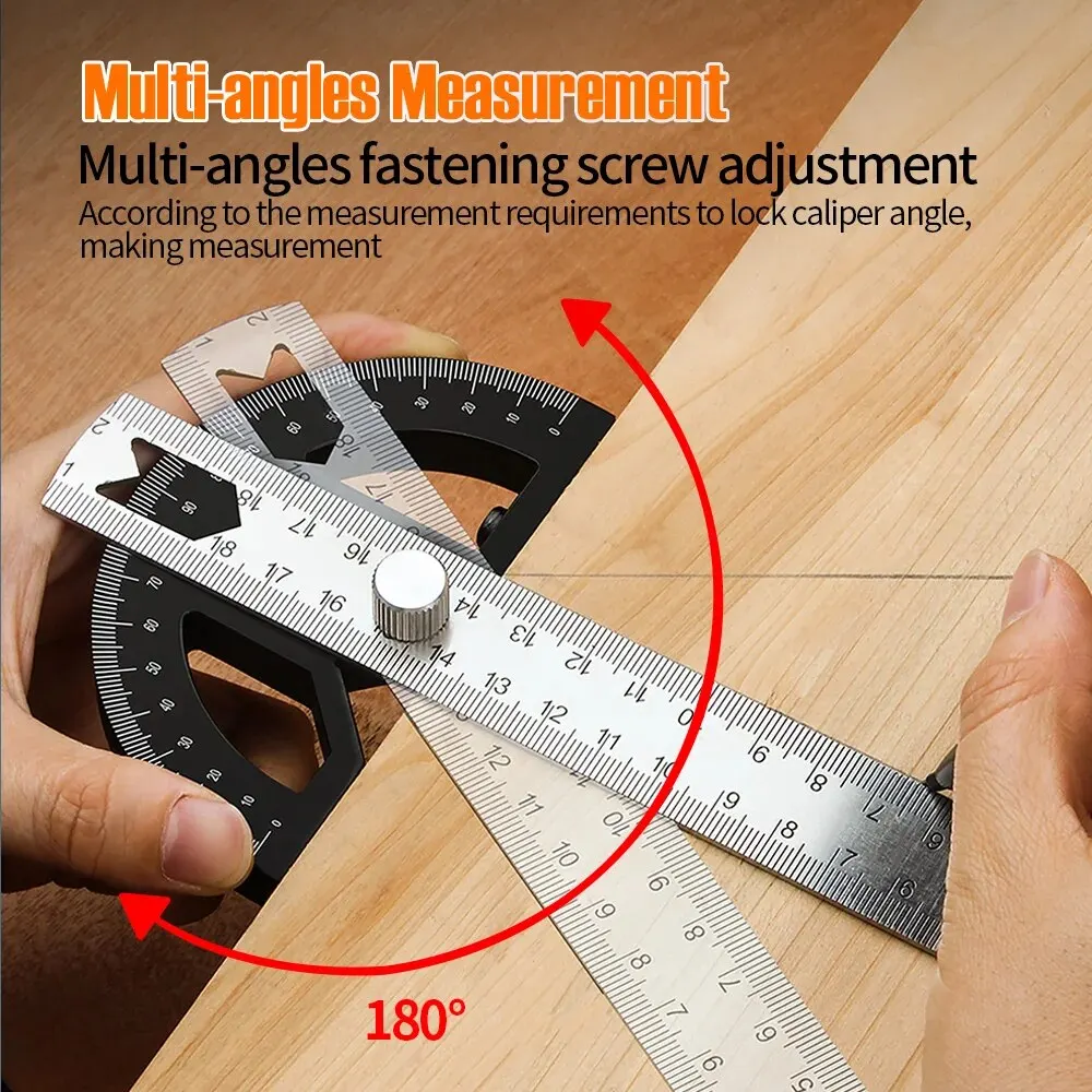 8in-Angle-Gauge-Measurement-Stainless-Steel-Precision-Multifunctional ...