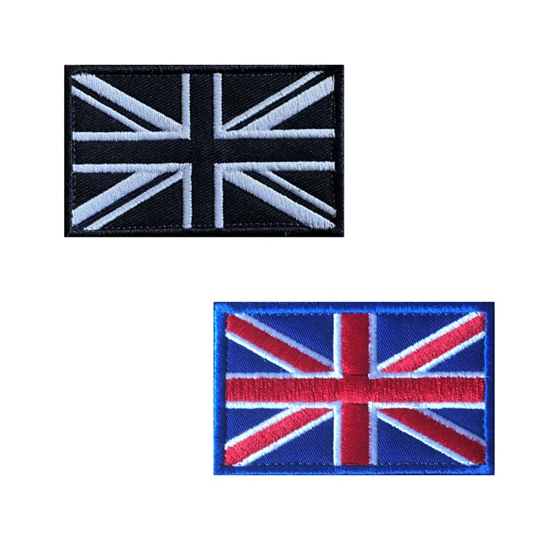 British-flag-U-K-Patches-England-Britain-Armband-Embroidered-Patch-Hook ...