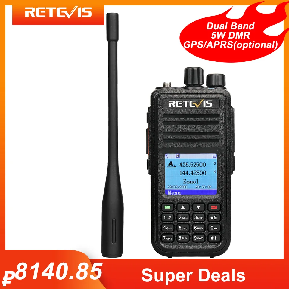 Retevis-RT3S-DMR-Digital-Walkie-Talkie-Ham-Radio-Stations-Walkie ...