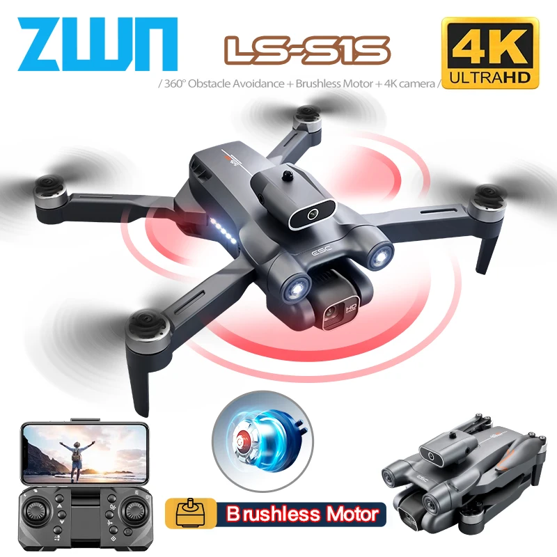 Mini RC Drone Com 4K Câmera Profissional Localização de Fluxo Óptico ...