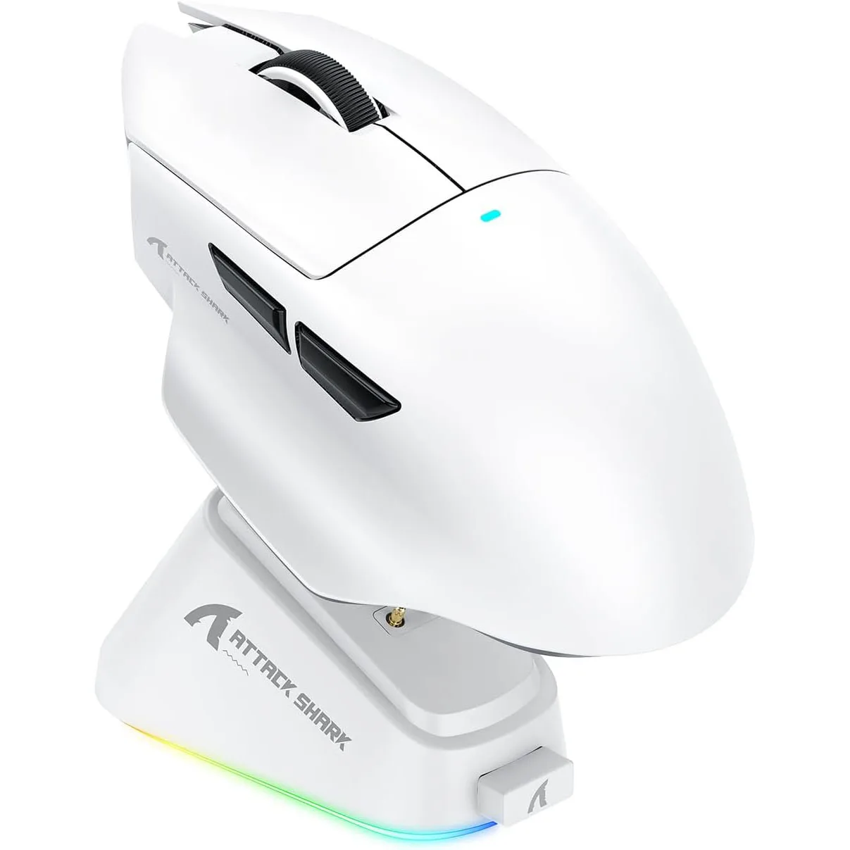 ATTACK SHARK V6 65g Superlight Wireless Gaming Mouse with RGB Magnetic ...