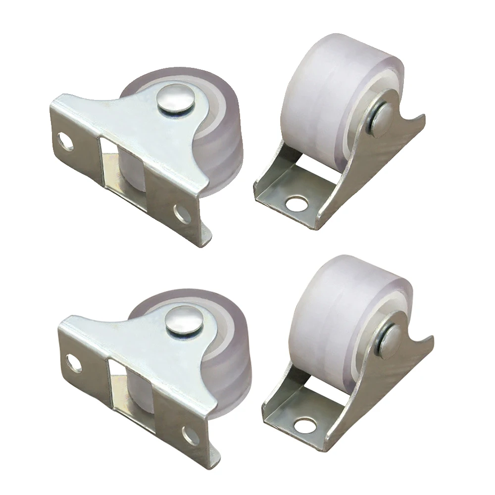 4Pcs-1-Inch-Rail-Fixed-Casters-Flight-Boxes-Small-One-Way-Wheel ...