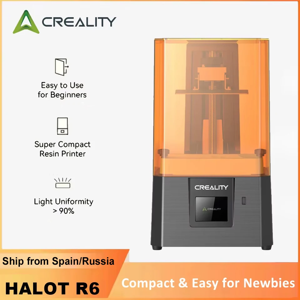 Creality LCD impresora 3D HALOT R6 2K impresora de resina flujo de ...