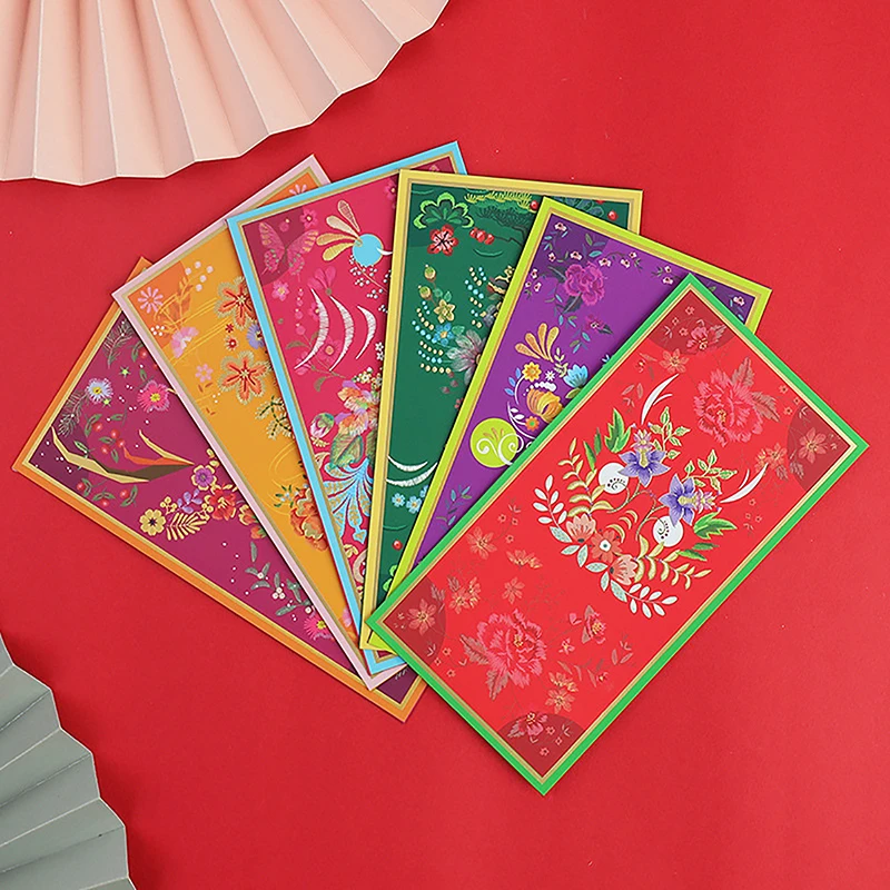6pcs-Traditional-Red-Pocket-Year-Dragon-Money-Packet-Paper-Packets-Red ...