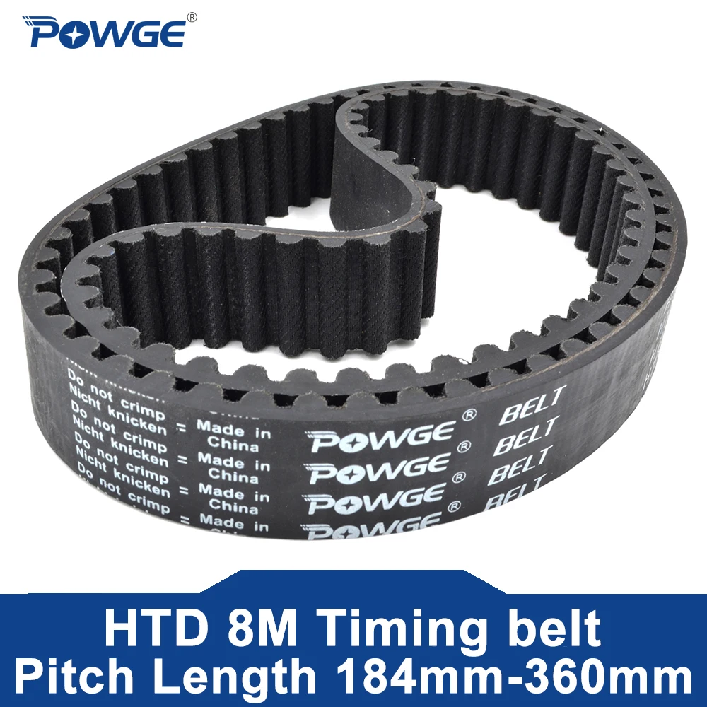 Powge Htd 8m Synchronous Belt C=184/288/328/336/352 Width 20/30/40mm ...