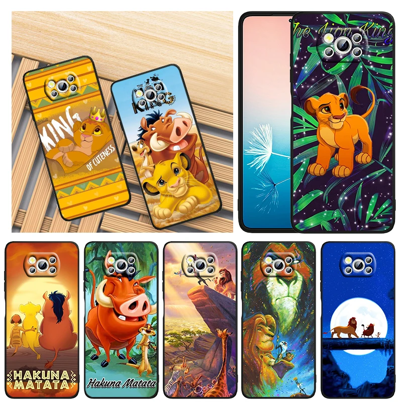 Disney Cartoon The Lion King Phone Case For Xiaomi Mi Poco X4 X3 NFC F4 ...