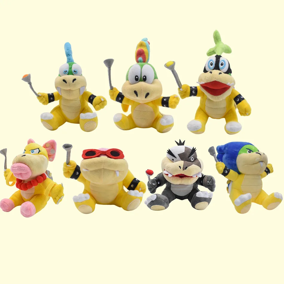 Bowser Jr And The Koopalings Plush