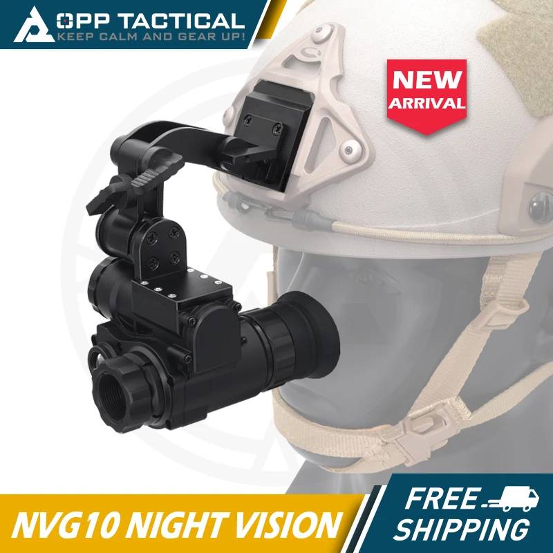 NVG10 Helmet Night Vision Goggle 1920x1080p Green Tactical Head Night ...