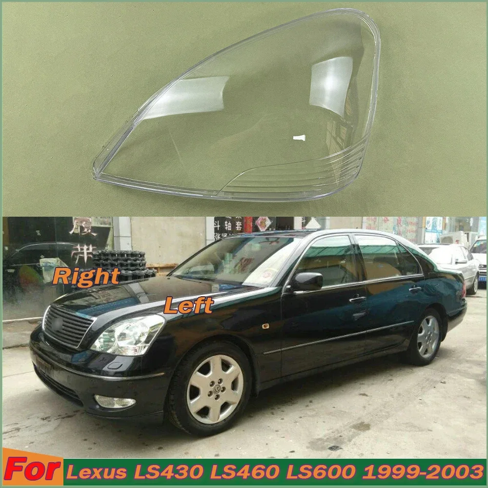 Headlamp Lamp Shell Plexiglass Replace Original Lens For Lexus LS430 ...