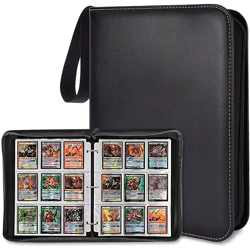 Trading-Card-Collector-Holder-9-Pocket-900-Cards-Binder-Portable ...