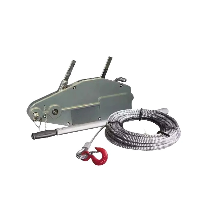 Manual lifting hoist, hand crank traction machine hanging basket ...