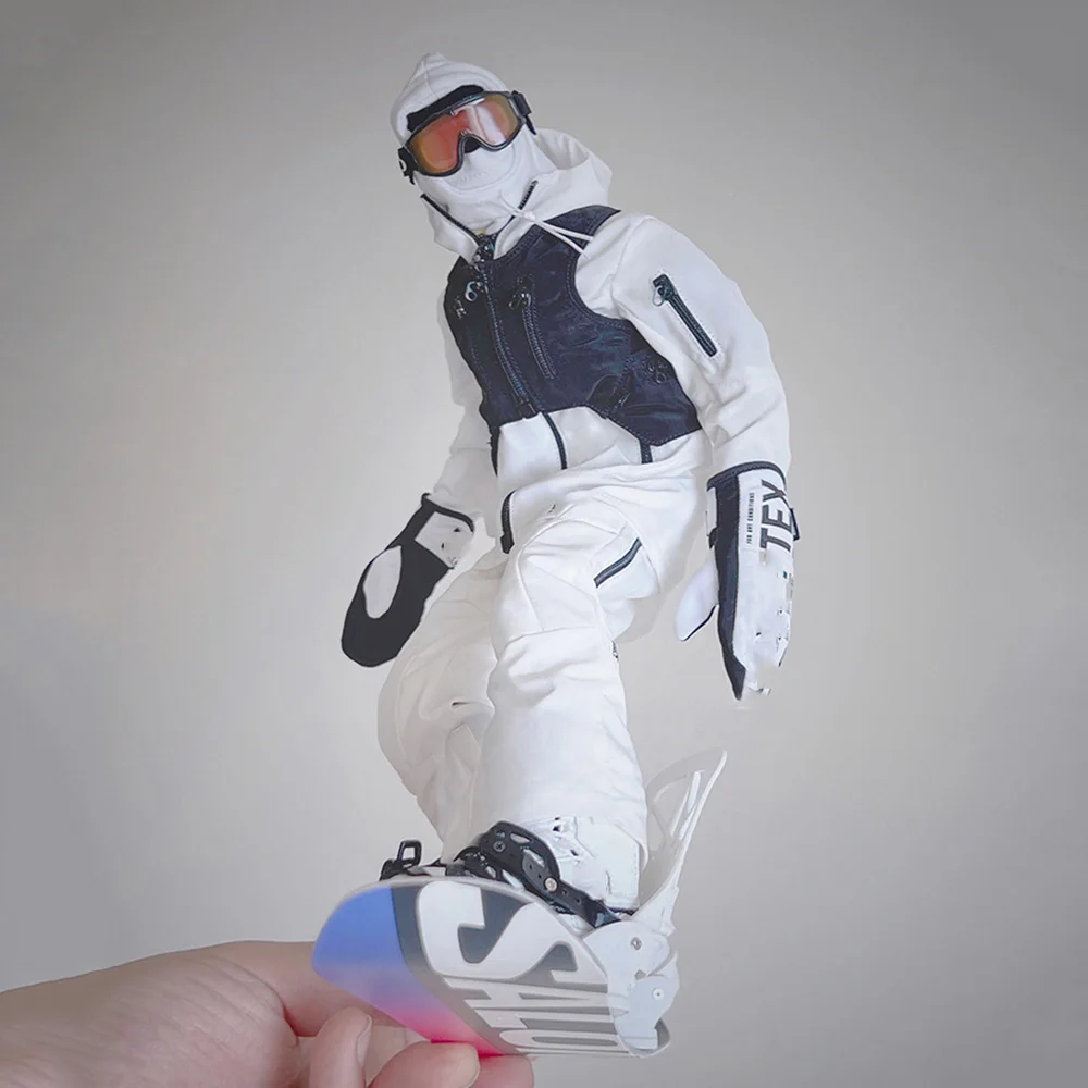 1-6-Escala-Figura-Acess-rio-Outdoor-Sports-Jacket-Snowboard-Ski-Set-Cal ...