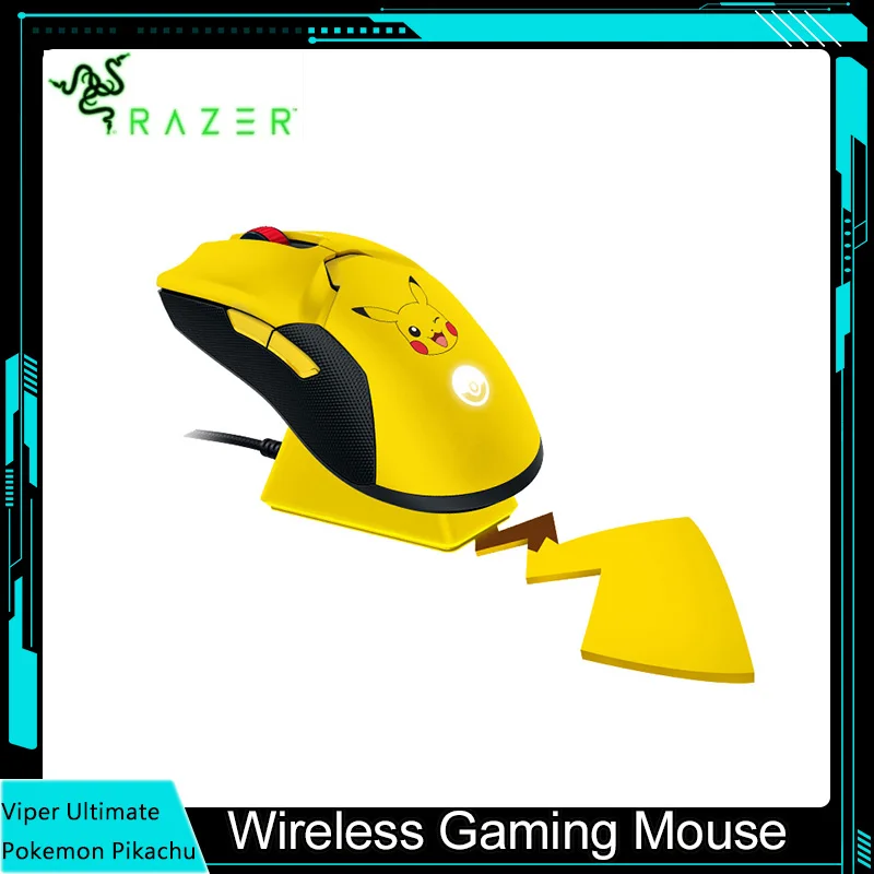 Razer Viper Ultimate Pokemon Pikachu Limited Edition Wireless Gaming ...
