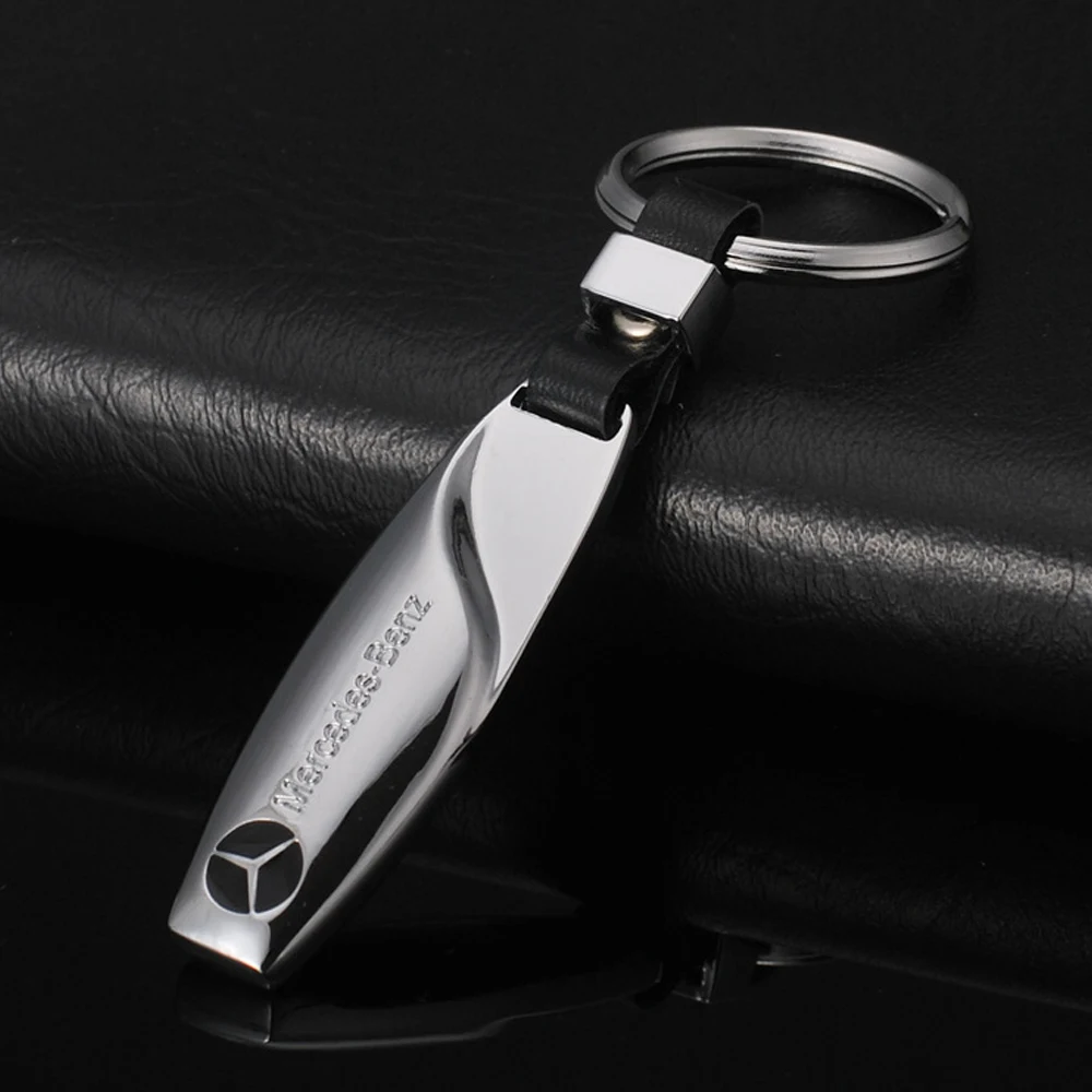 Car Keychain Key Rings Holder For Mercedes Benz AMG W204 C63 W203 W124 ...