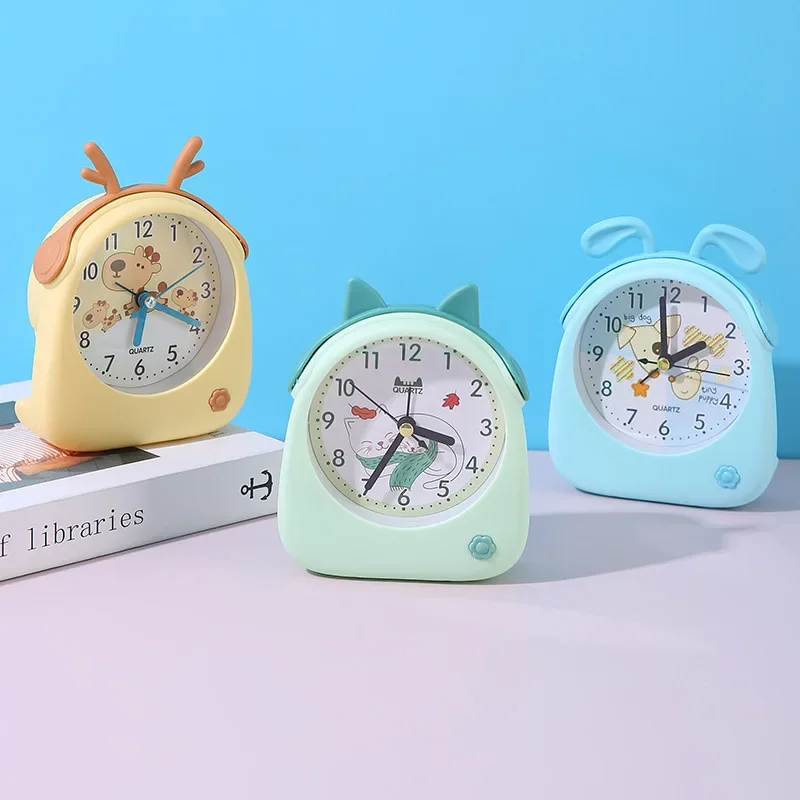 Cartoon-Cute-Little-Alarm-Children-Wake-Up-Alarm-Students-Silent-Desk ...