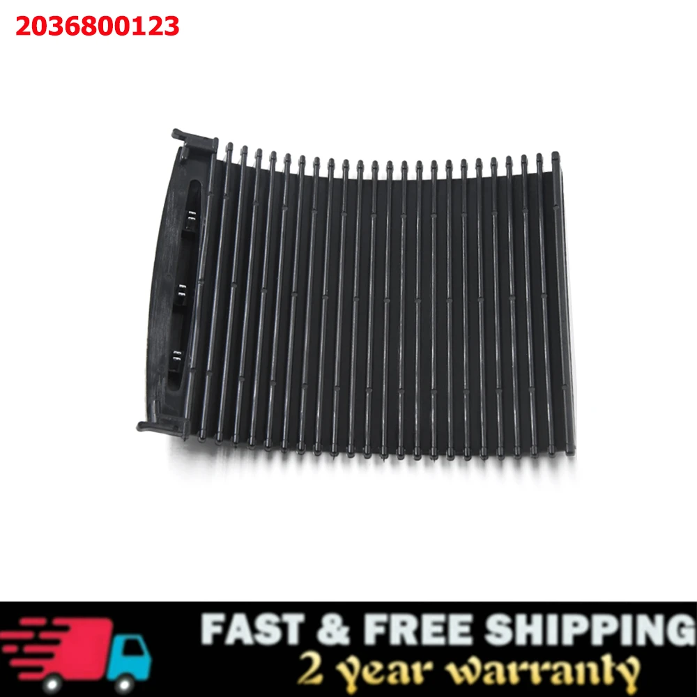 2036800123 Car Center Console Sliding Shutters Cup Holder Roller Blind ...