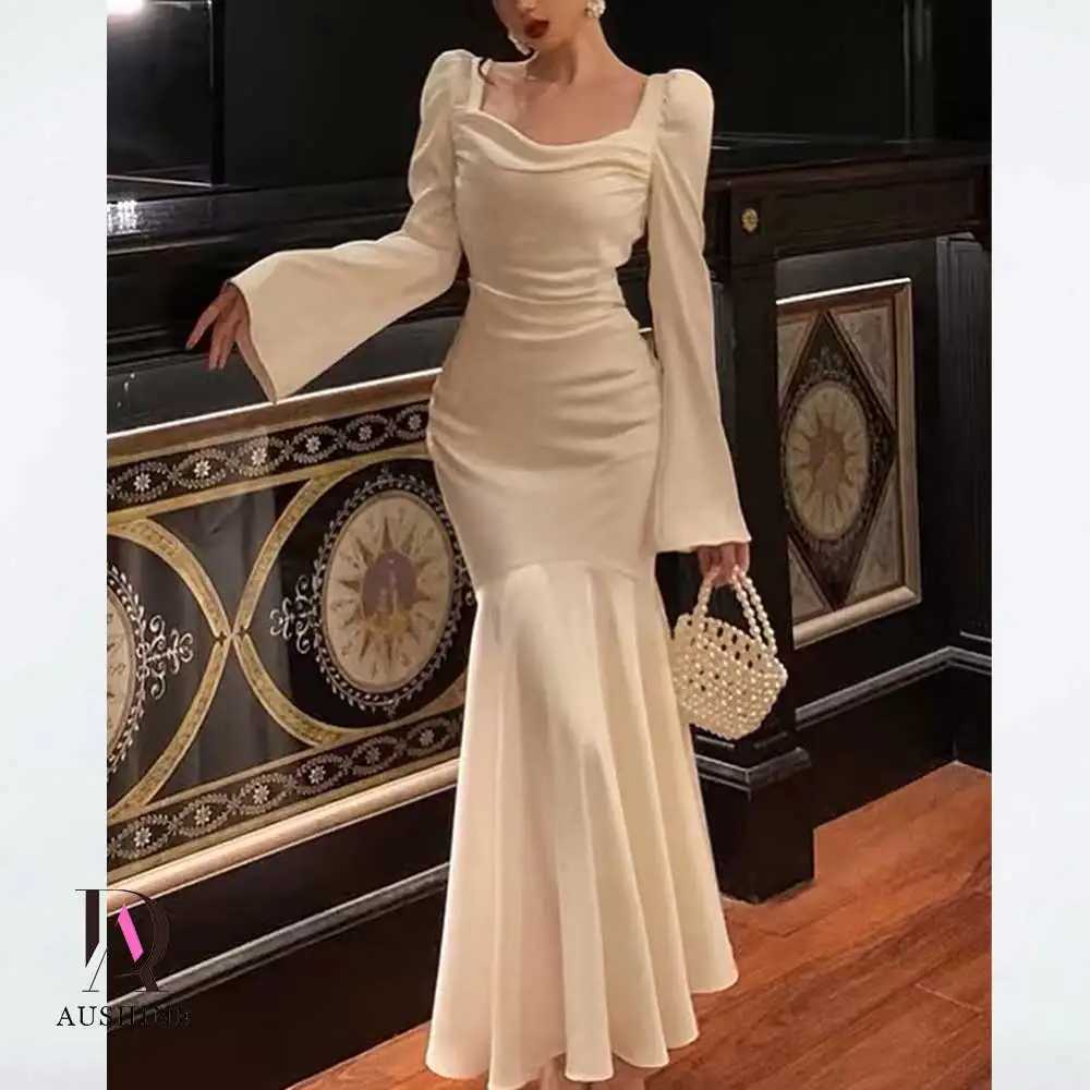 Aushine-Evening-Dress-Floor-Length-Luxury-Birthday-Full-Sleeves-Summer-Elegant-Wedding-Party ...