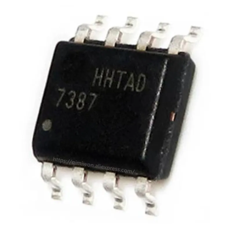 (5 peças) 100% bom FAN7387 FAN7387MX SOP8 7387 SOP-8 lastro controlador ...