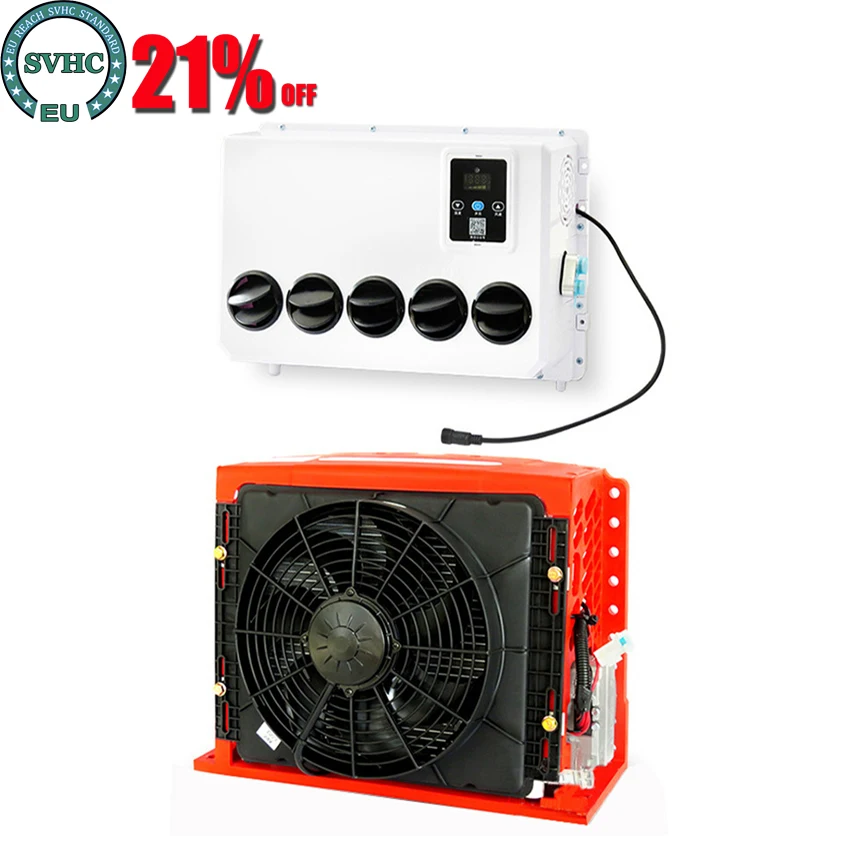 Electric parking air conditioning 24V refrigeration integrated machine ...