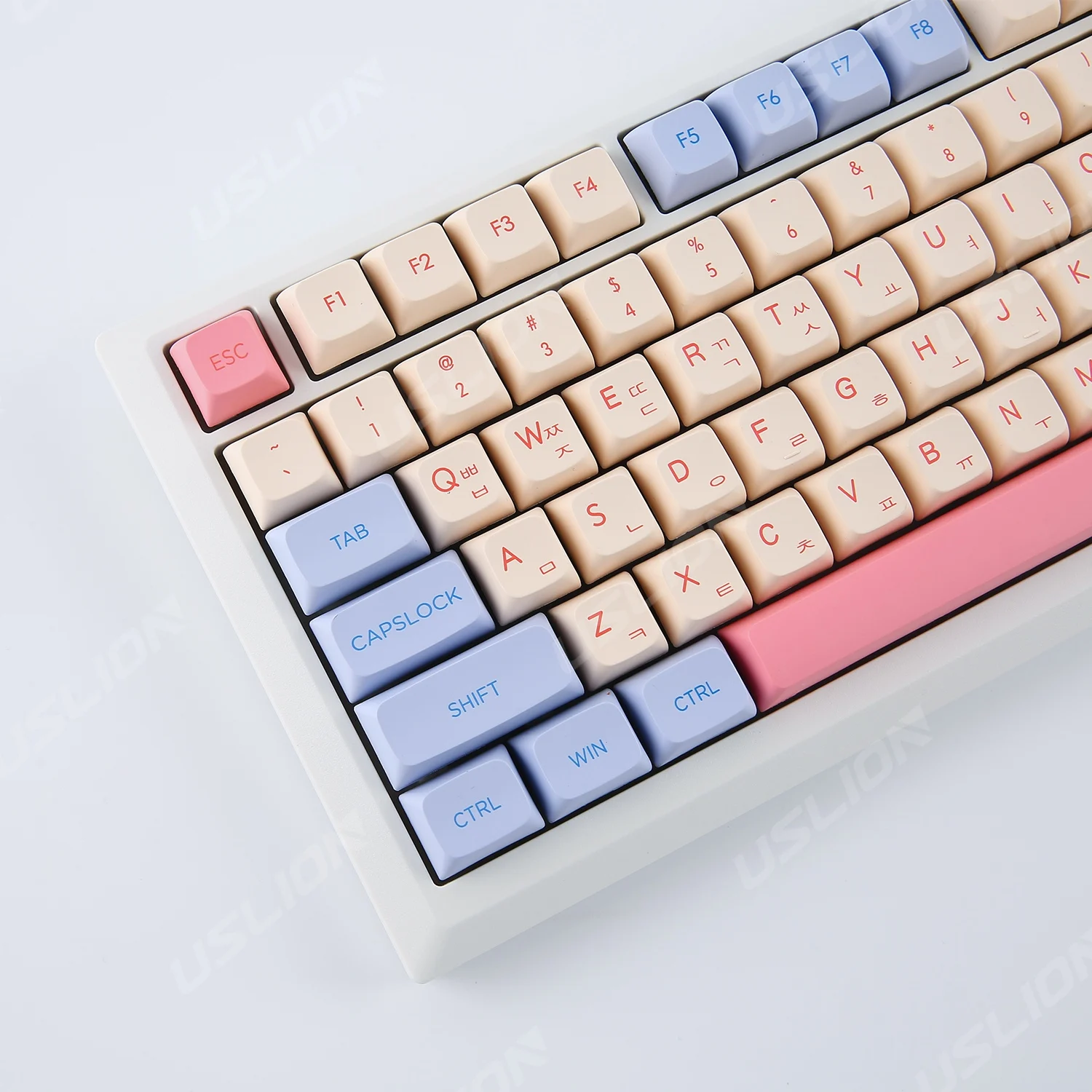 132Keys-Cute-Marshmallow-Korean-Keycaps-PBT-Dye-Sublimation-XDA-Profile ...